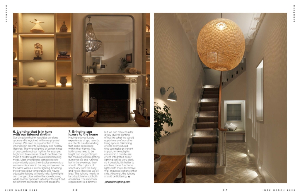 Lighting trends for 2020 in the high-end residential sector